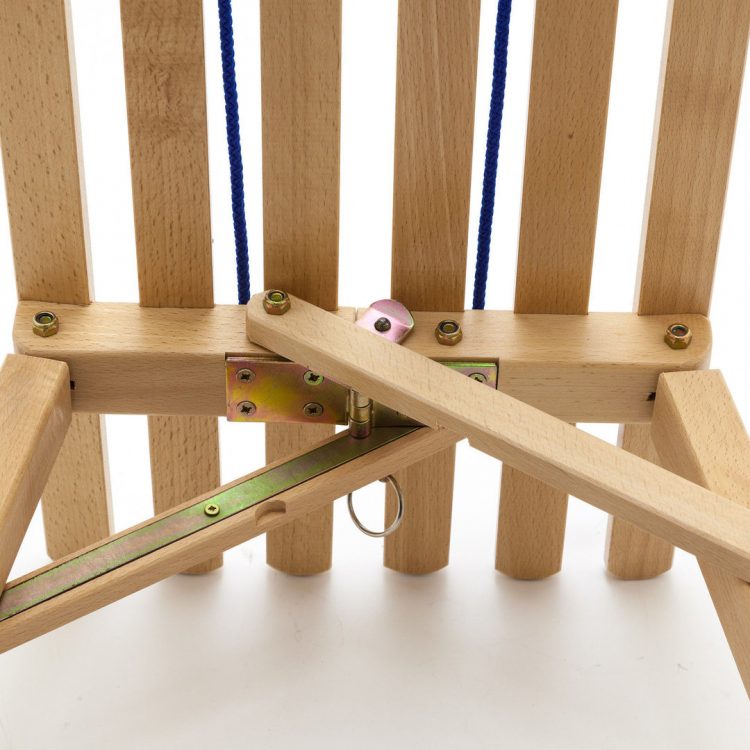 Folding Wooden Snow Sledge Traditional Horned 100 cm Heavy Duty - Snow ...