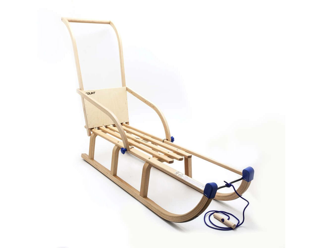 Buy Wooden Sledges with Back support - Snow Sleds Online U.K.